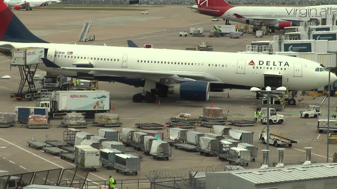 Delta Airlines Turnaround A330 N851NW Timelapse See Plane Rise Date 17 ...