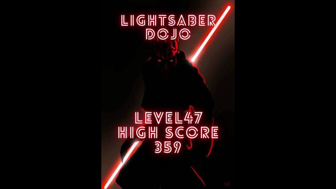 Vader immortal lightsaber dojo level 47 high score 359 - YouTube