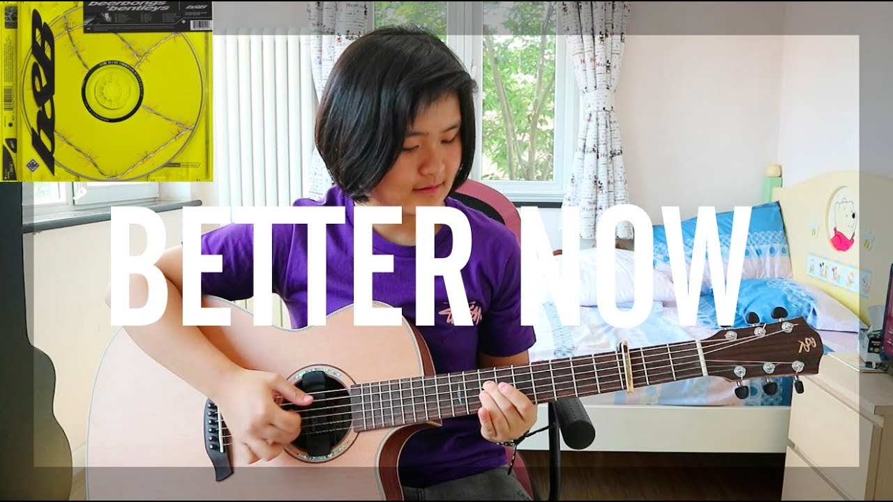 Better Now - Post Malone (fingerstyle guitar cover) (free tabs) - YouTube