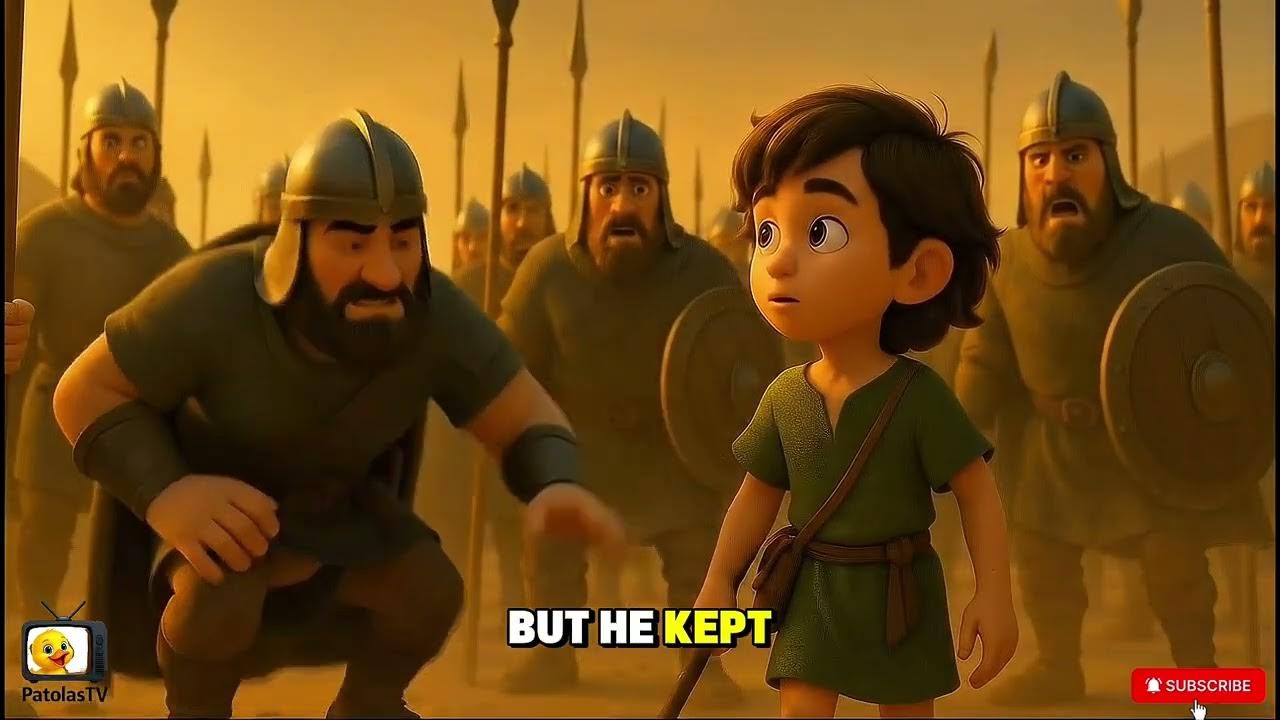 David and Goliath | A Bible Story of Courage and Faith for Kids # ...
