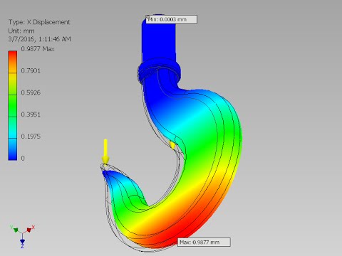 Stress Analysis With Autodesk Inventor Simple Basic Tutorial