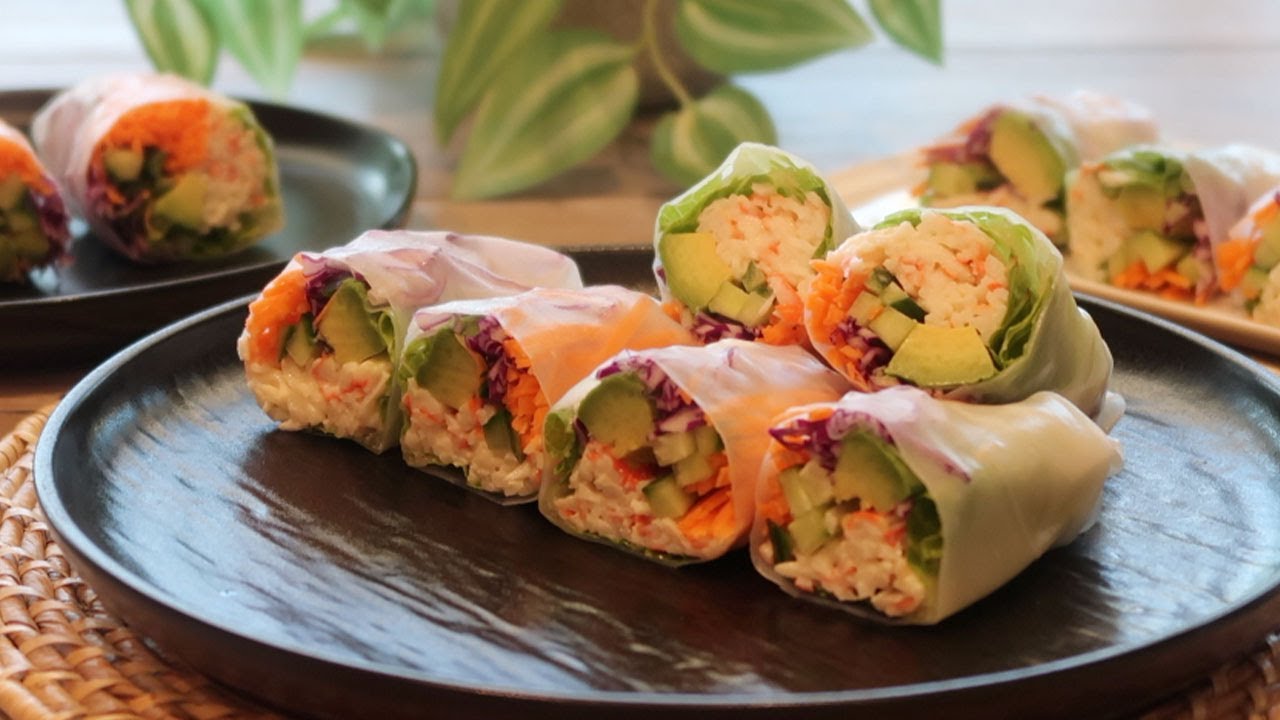 Refreshing California Spring Roll - YouTube