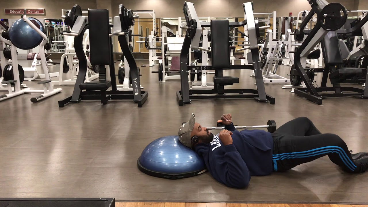 Bosu Ball Frog Pumps - YouTube