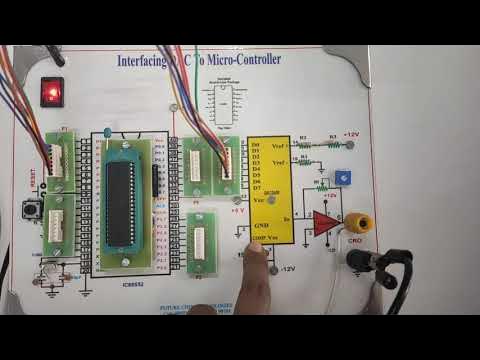 Generation of sine waveform using DAC and 8051 microcontroller - YouTube