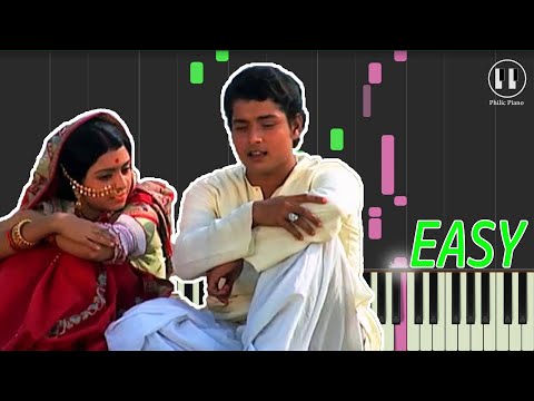 Bade Achhe Lagte Hain - Balika Badhu (1972) - EASY Piano Tutorial