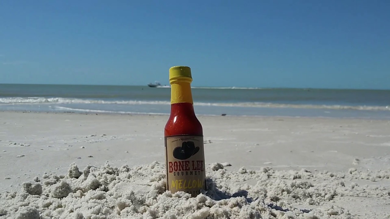 Bone Lee® Gourmet Mellow Hot Sauce Beach Day - YouTube