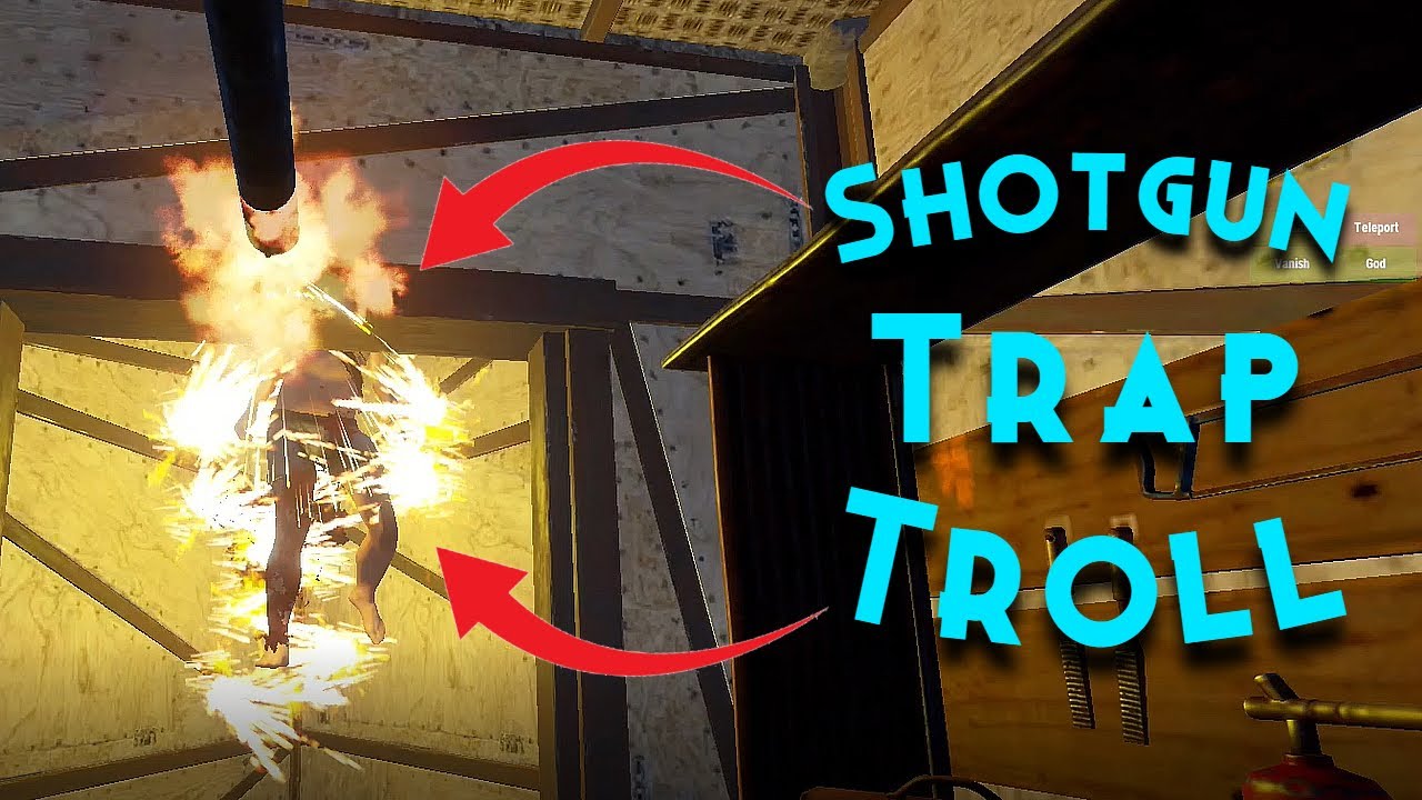 I Trolled Them With This Shotgun Trap Base | Rust Admin Trolling and ...