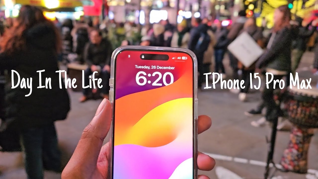 IPhone 15 Pro Max - Day In The Life (Unboxing & Camera Test) - YouTube