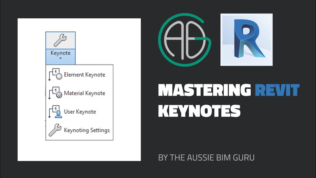 Mastering Revit Keynotes YouTube Mastering Revit Keynotes YouTube