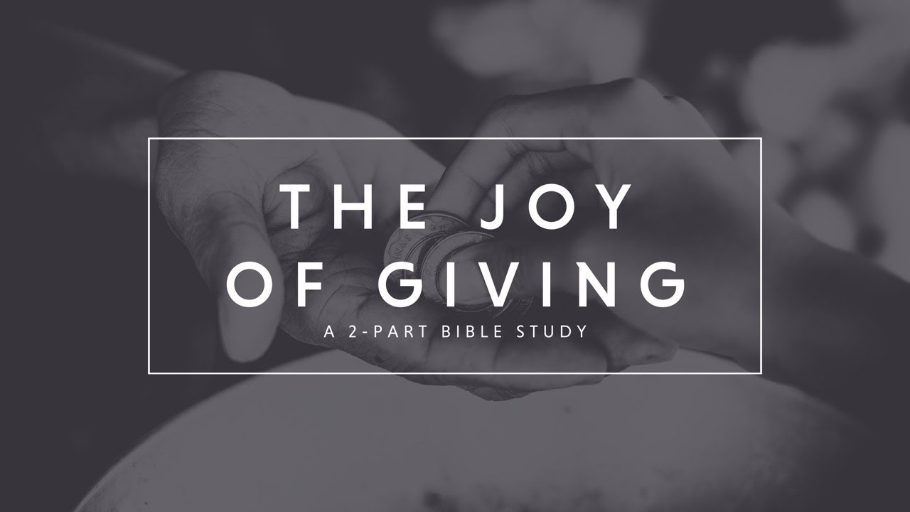 The Joy of Giving Part 1 - Dámaris Carbaugh - YouTube