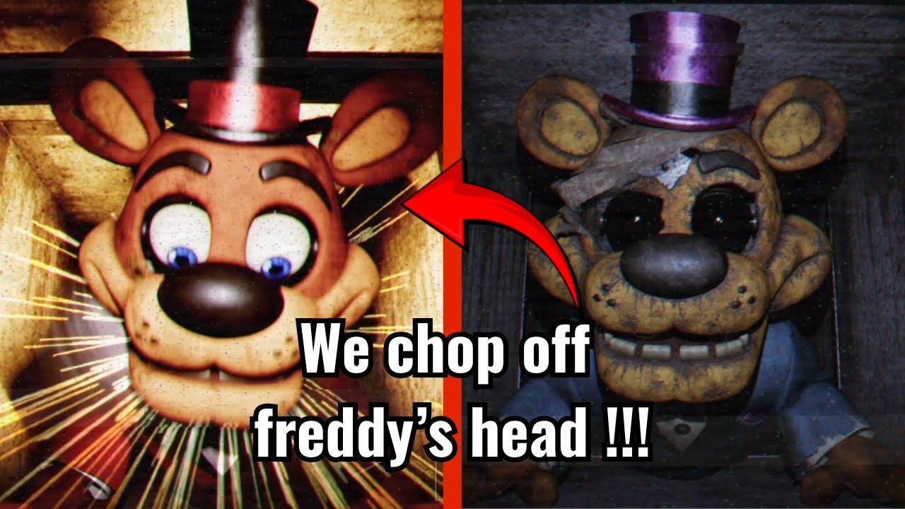 We CHOPPED Freddy's Head off and Encountered ThreadBear !!! | A Bite At Freddy's (ending) - YouTube