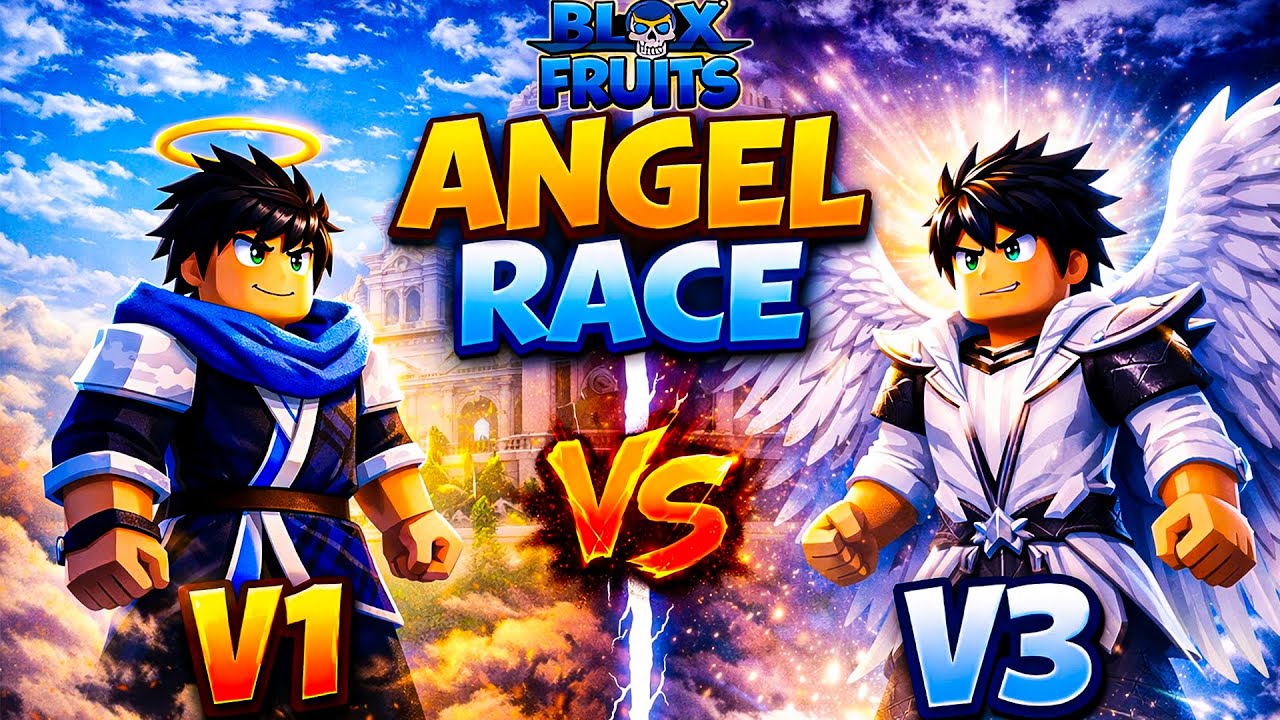 Angel Race V1 to V3 Complete 😇 | Blox Fruits - YouTube