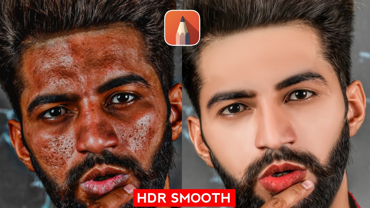 Oily HDR face smooth photo editing | Face smooth editing | HDR face smooth photo editing - YouTube