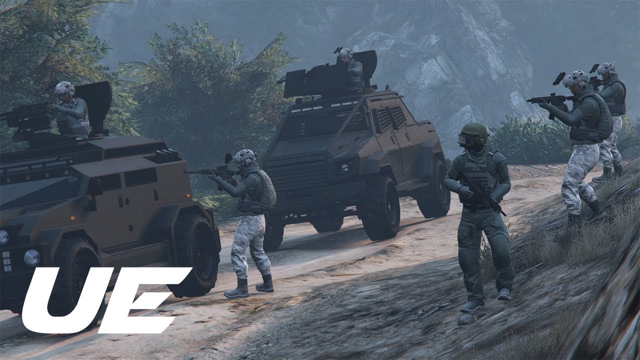 GTA V Military Op | Patrol In Death Valley | IED Disposal, Ambush - YouTube
