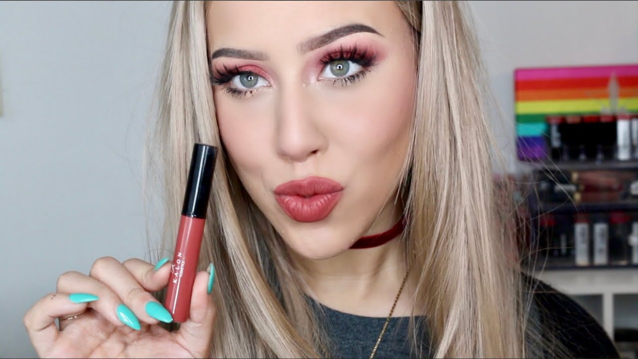 USING MY LIQUID LIPSTICK IN 3 WAYS | Kalon Kosmetics - YouTube