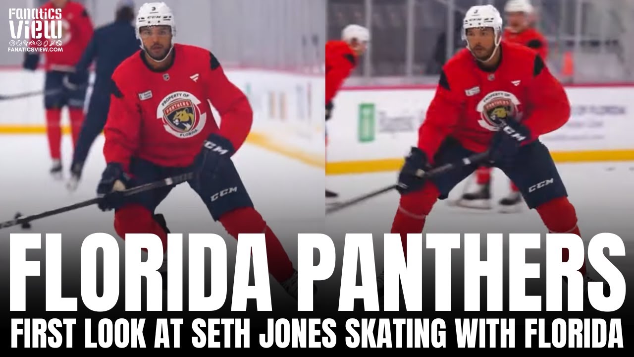 First Look at Seth Jones Skating With Florida Panthers After Trade from ...