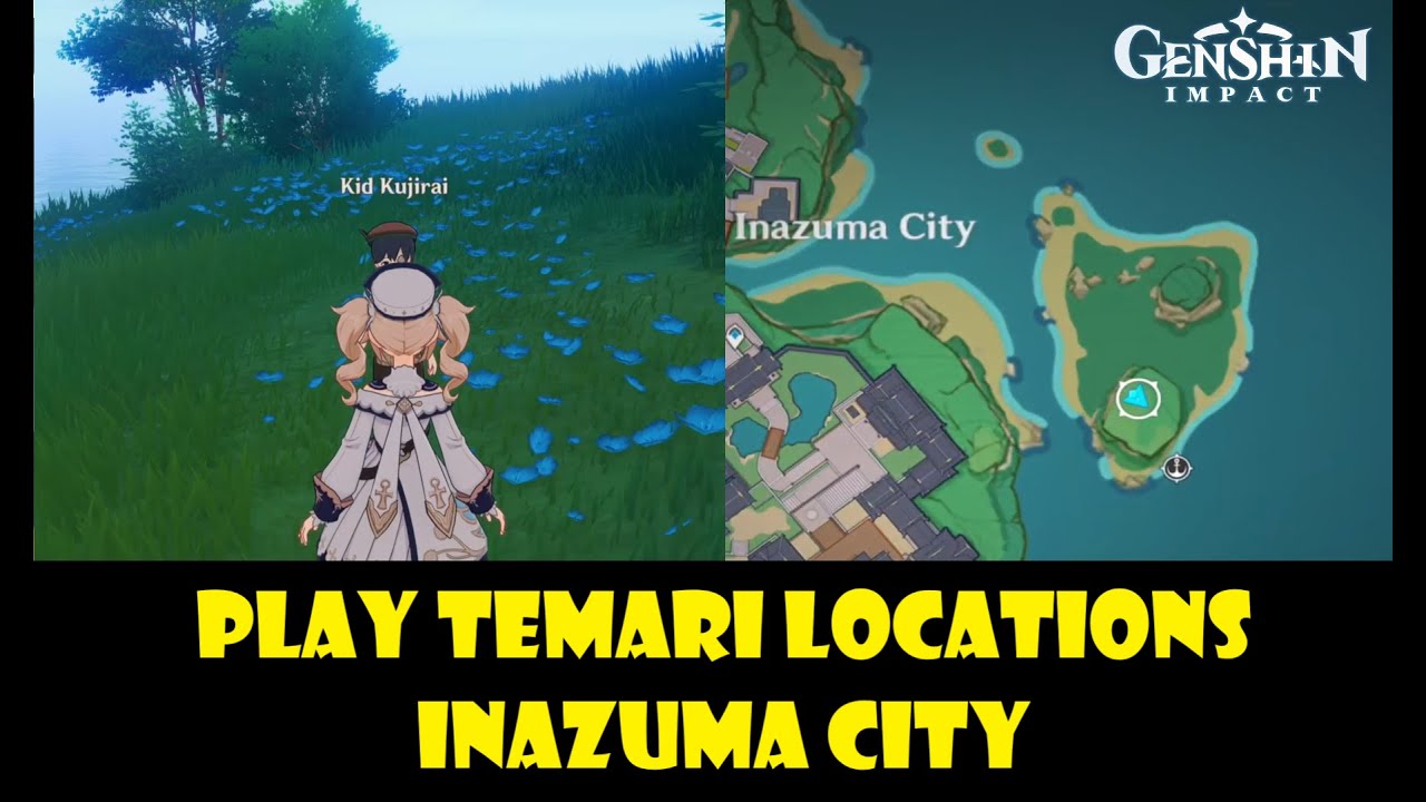 Temari locations inazuma city genshin impact/kid kujirai Play temari ...