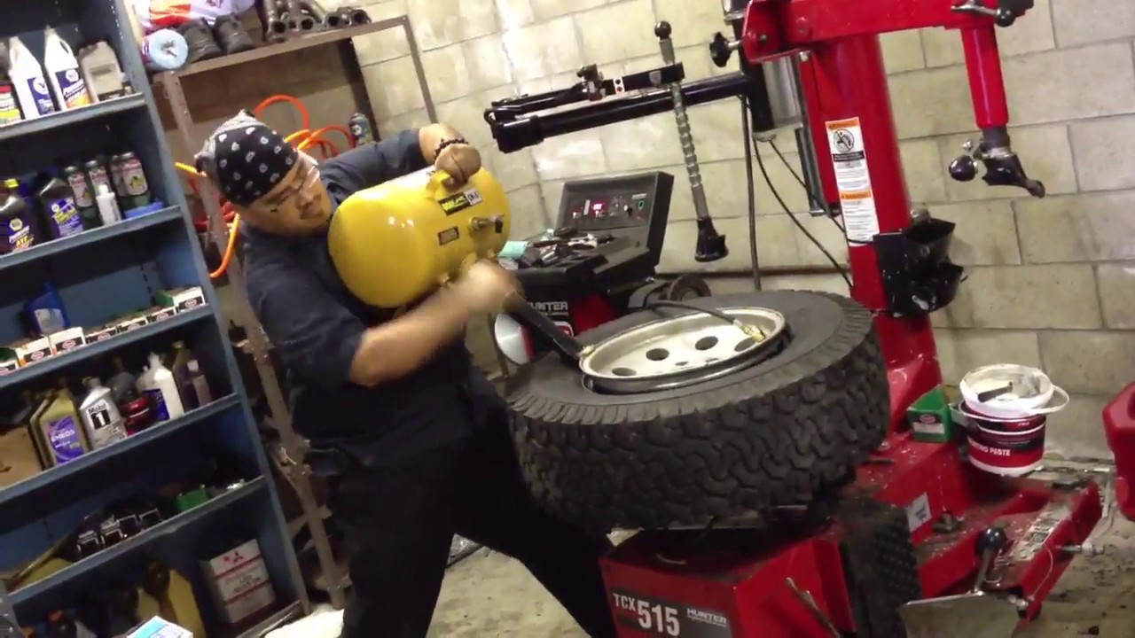 Tire Stretching @ Streamline Performance - YouTube