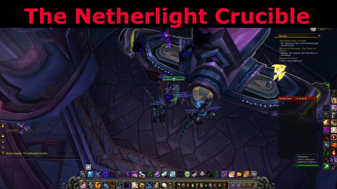 The Netherlight Crucible Argus Quest World of Warcraft - YouTube