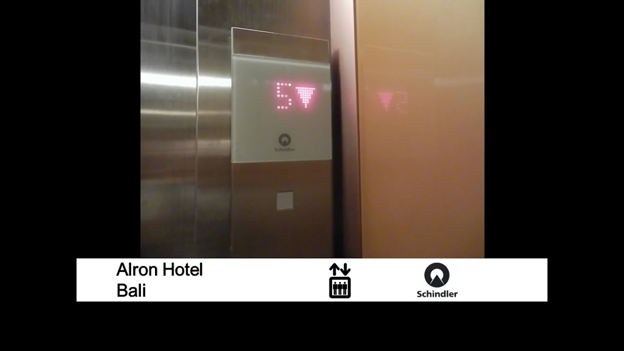 Schindler 3300 AP Elevator at Alron Hotel, Bali - YouTube