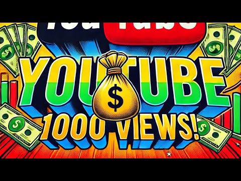 How much Youtube Pays for 1000 Views | Youtube 1000 views k kitnay ...