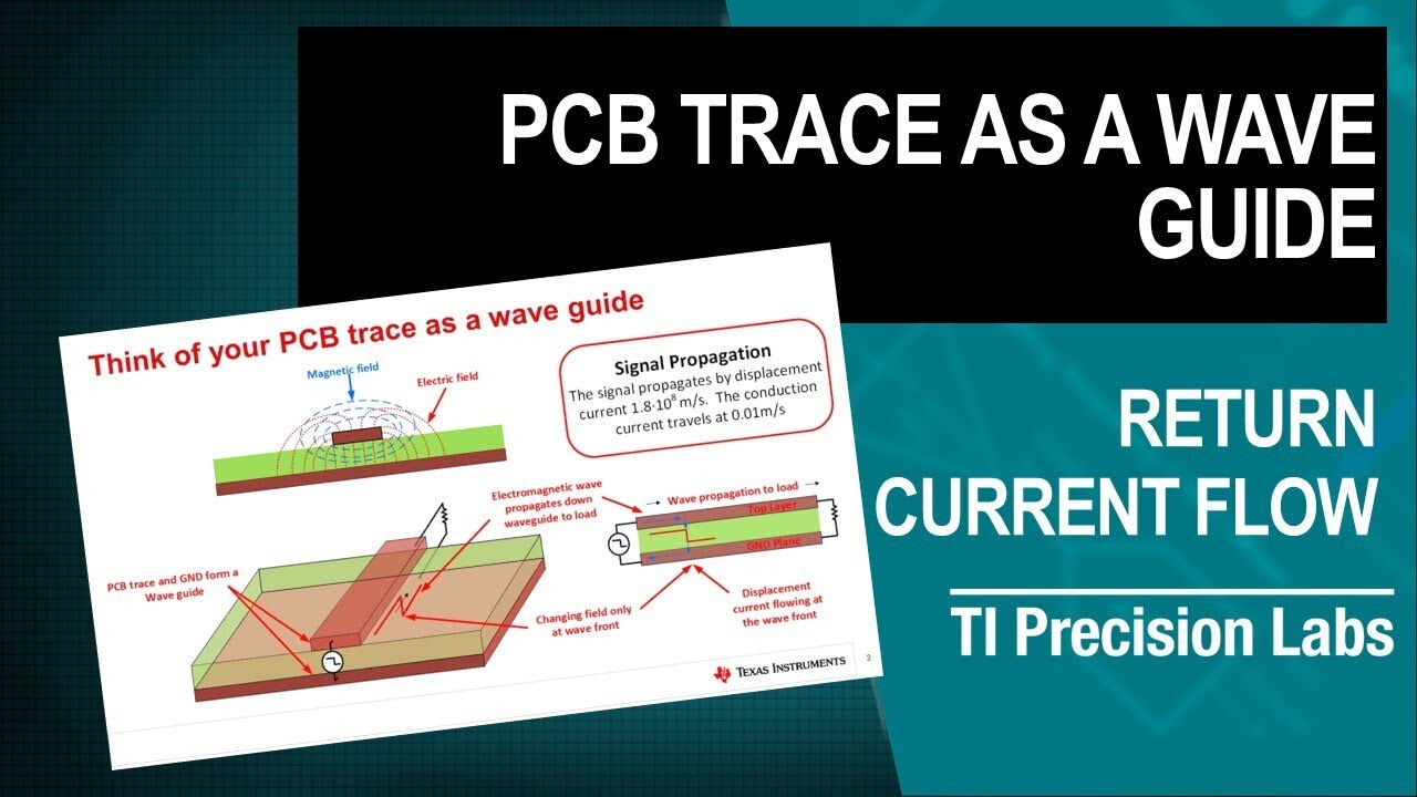 PCB trace as a wave guide - YouTube