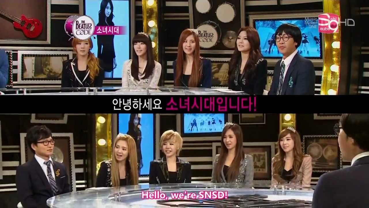 The Beatles Code EP 68 - SNSD [2011.12.09] (en) 1/3 - YouTube