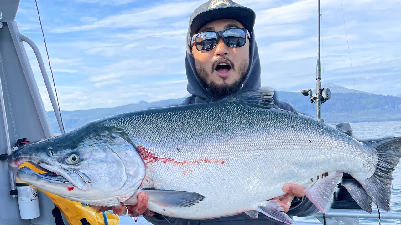 BIGGEST COHO SALMON I've Ever Seen - YouTube
