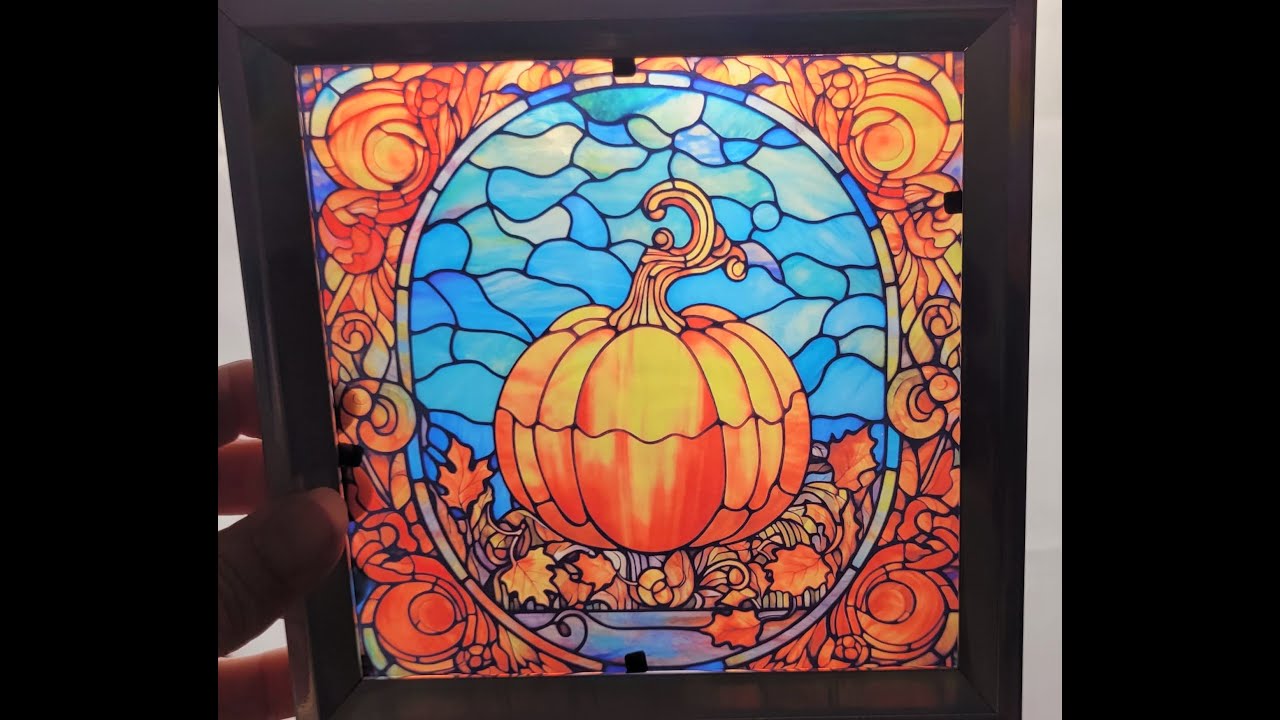 Sublimation On Glass Using Lamination Pockets Gives Stained Glass Look ...