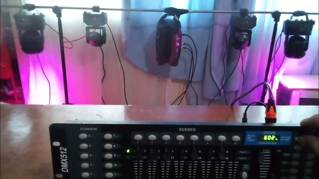 Como programar escenas de iluminación en DMX 06 - YouTube