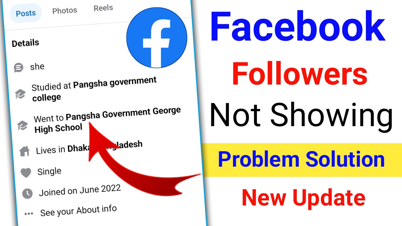 Facebook Followers Not Showing Problem 2024 | How to Fix Facebook Followers Not Showing Problem ...