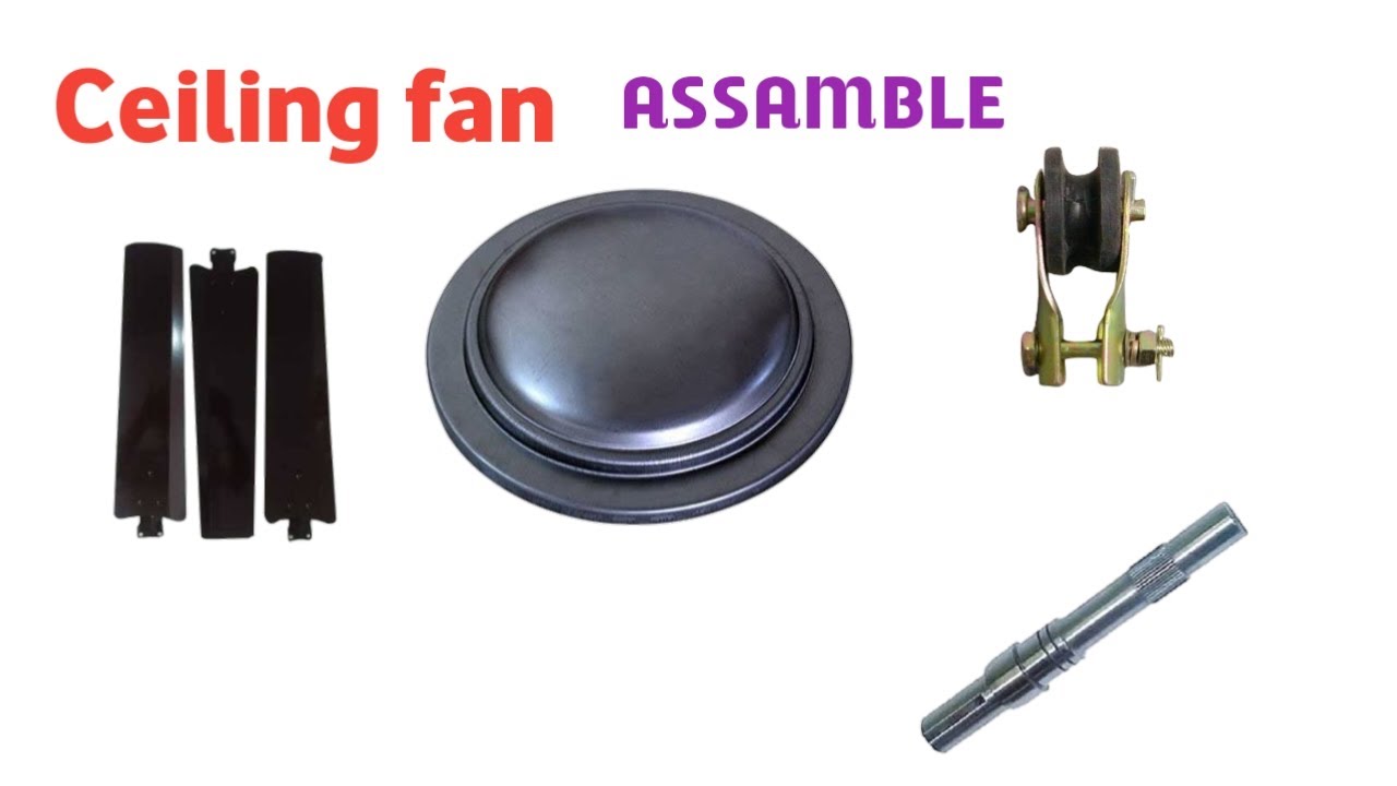 How do you install a ceiling fan for the first time - YouTube