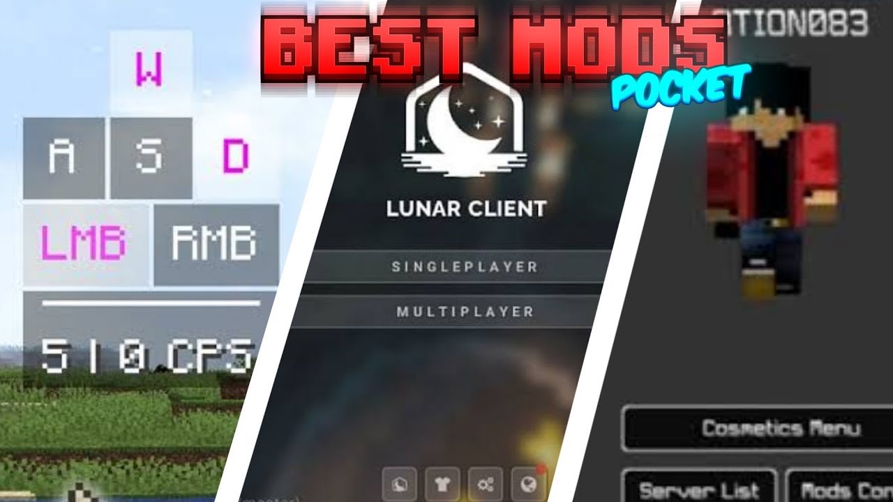 Minecraft pocket edition best mods 🤯|| unexpected 😱 mods for Minecraft ...