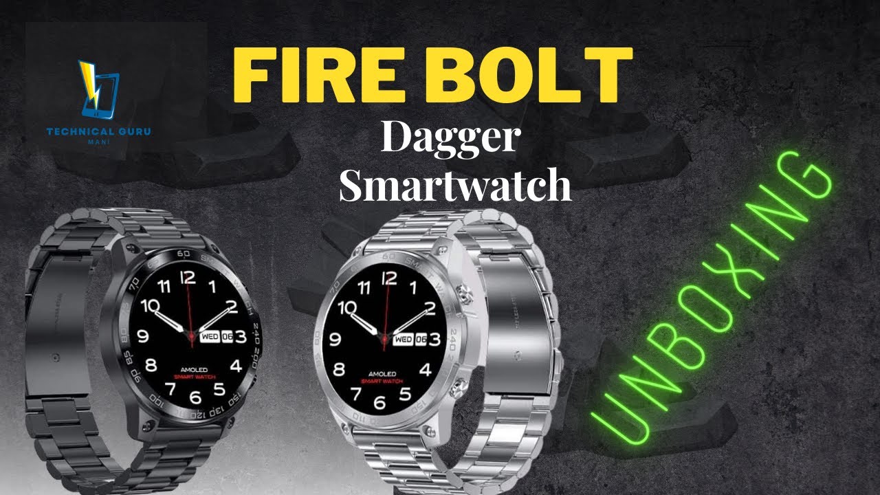 Fire-Boltt Dagger Luxe 1.43" Super AMOLED Display Luxury Smartwatch ...