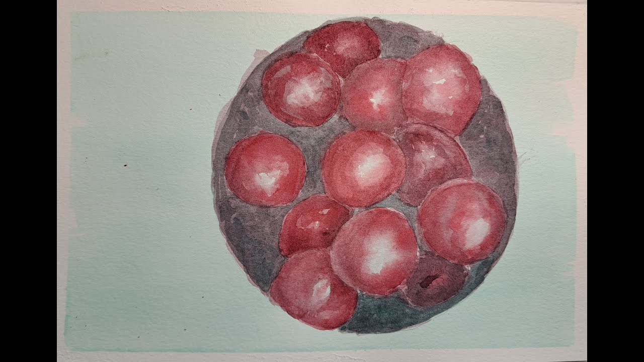 Plums: Tonal Layering with Complimentary Colors - YouTube