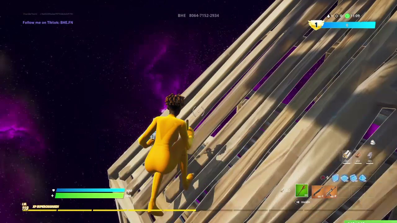 Fortnite crouching free build - YouTube