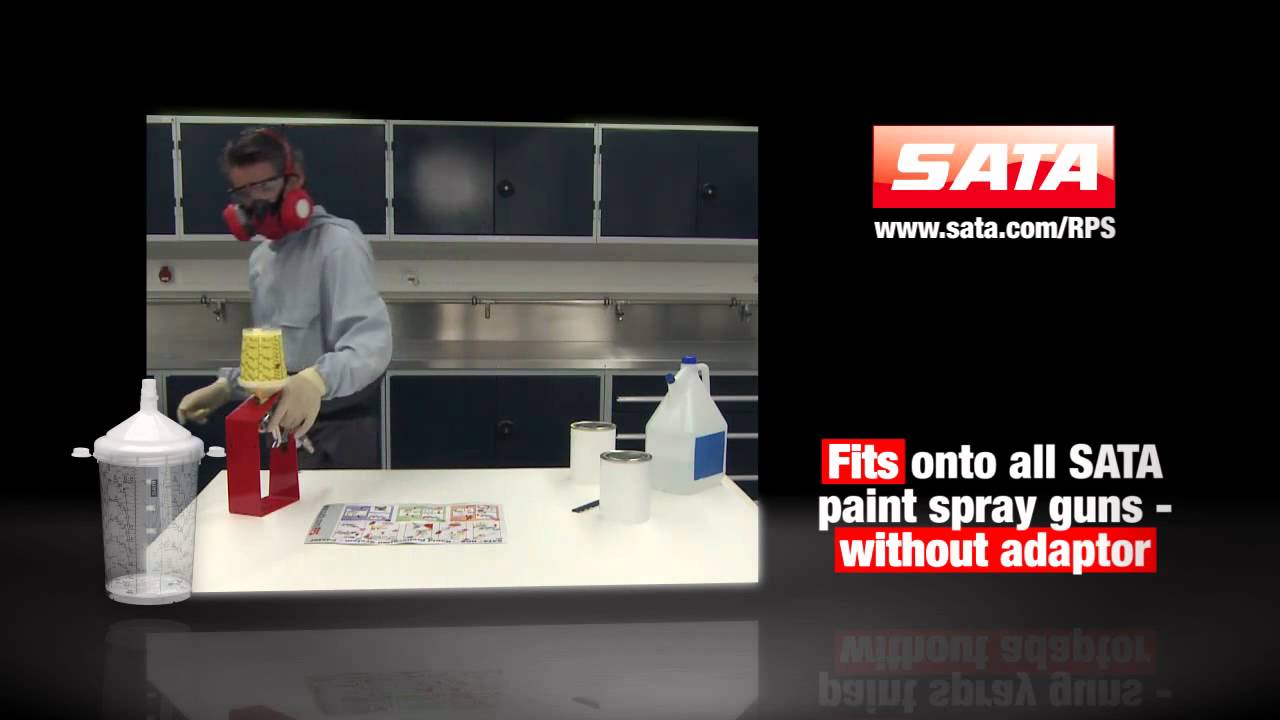 SATA RPS - The mixing cup system - YouTube