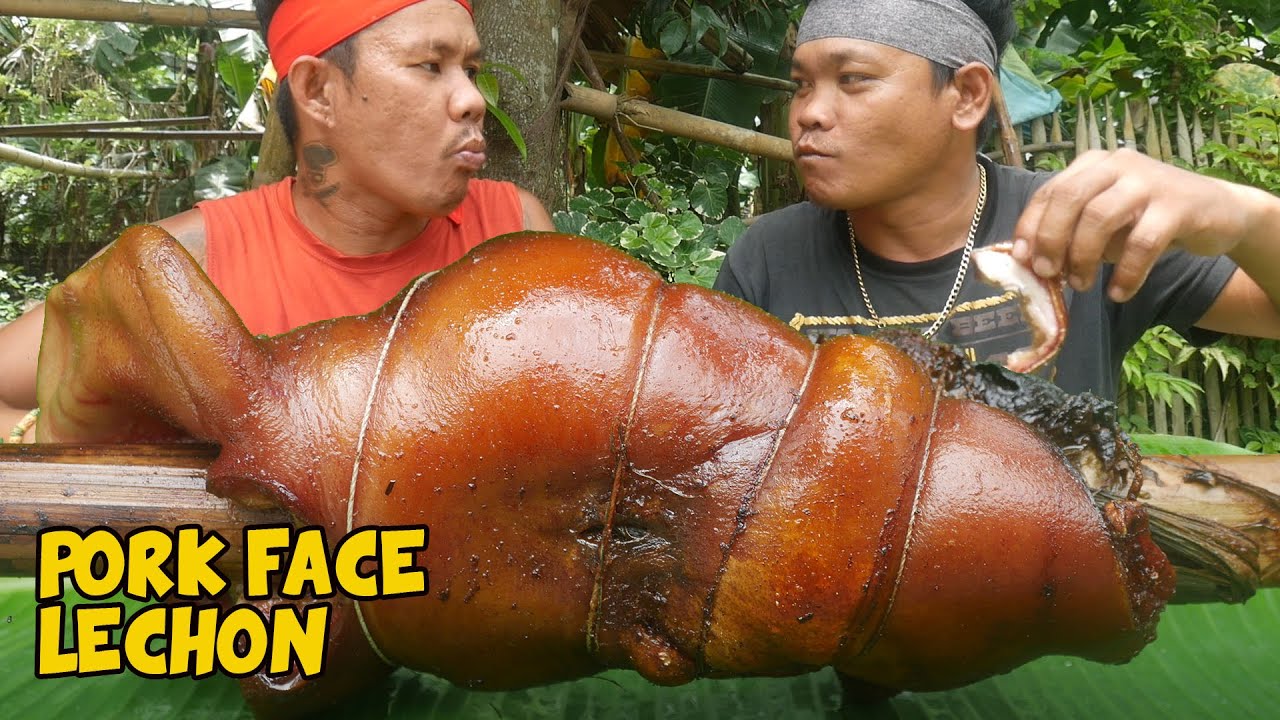 PORK FACE LECHON - YouTube