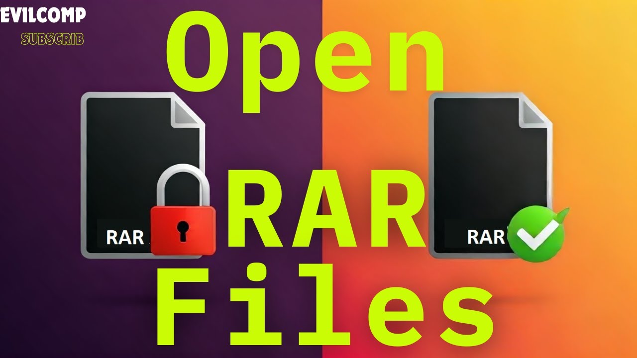 How to Open RAR Files on Windows Computer - YouTube