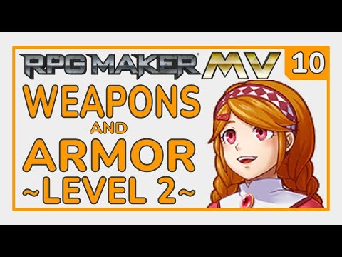 Weapons & Armor [L2_E10] RPG Maker MV Tutorial - YouTube