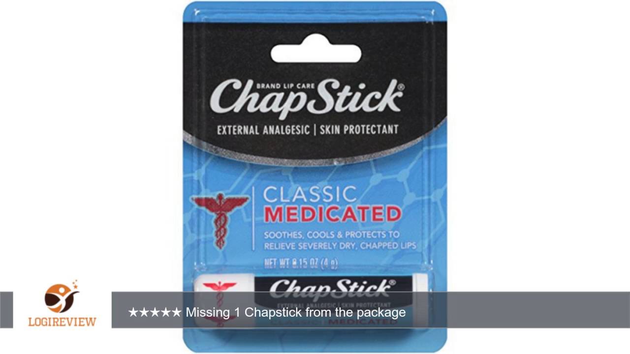 ChapStick Classic Medicated External Analgesic & Skin Protectant (0.15 ...