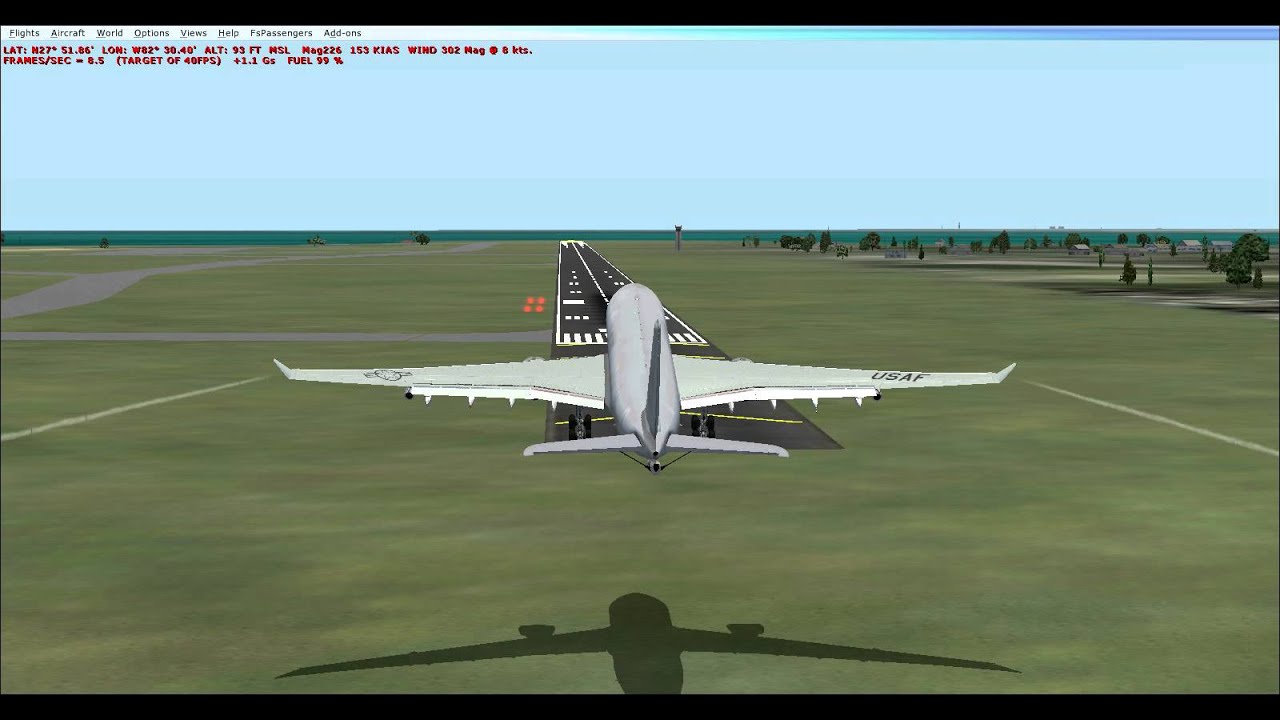 Fsx Fleet Kc-45 Landing Macdill AFB.avi - YouTube