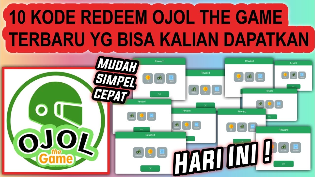 Terbaru! 10 Code Redeem Ojol The Game Hari Ini - YouTube
