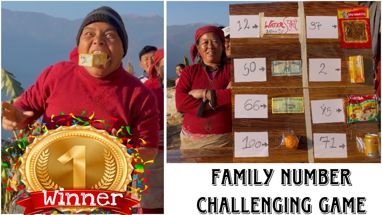 Family Number Challenging Game||Funny Game😂||Good Friday||Number Games ...