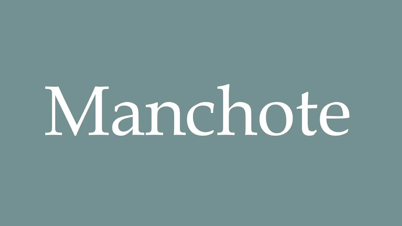 How to Pronounce ''Manchote'' (One-armed) Correctly in French - YouTube