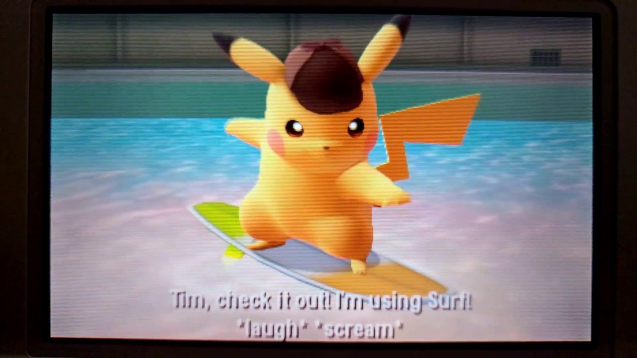 Detective Pikachu - Surfing Pikachu reference - YouTube