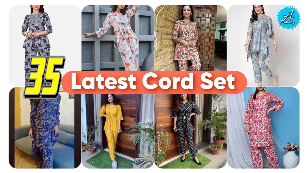 35 Cord Set Designs / Cord Set Designs / Co-ord Set Latest Designs # ...
