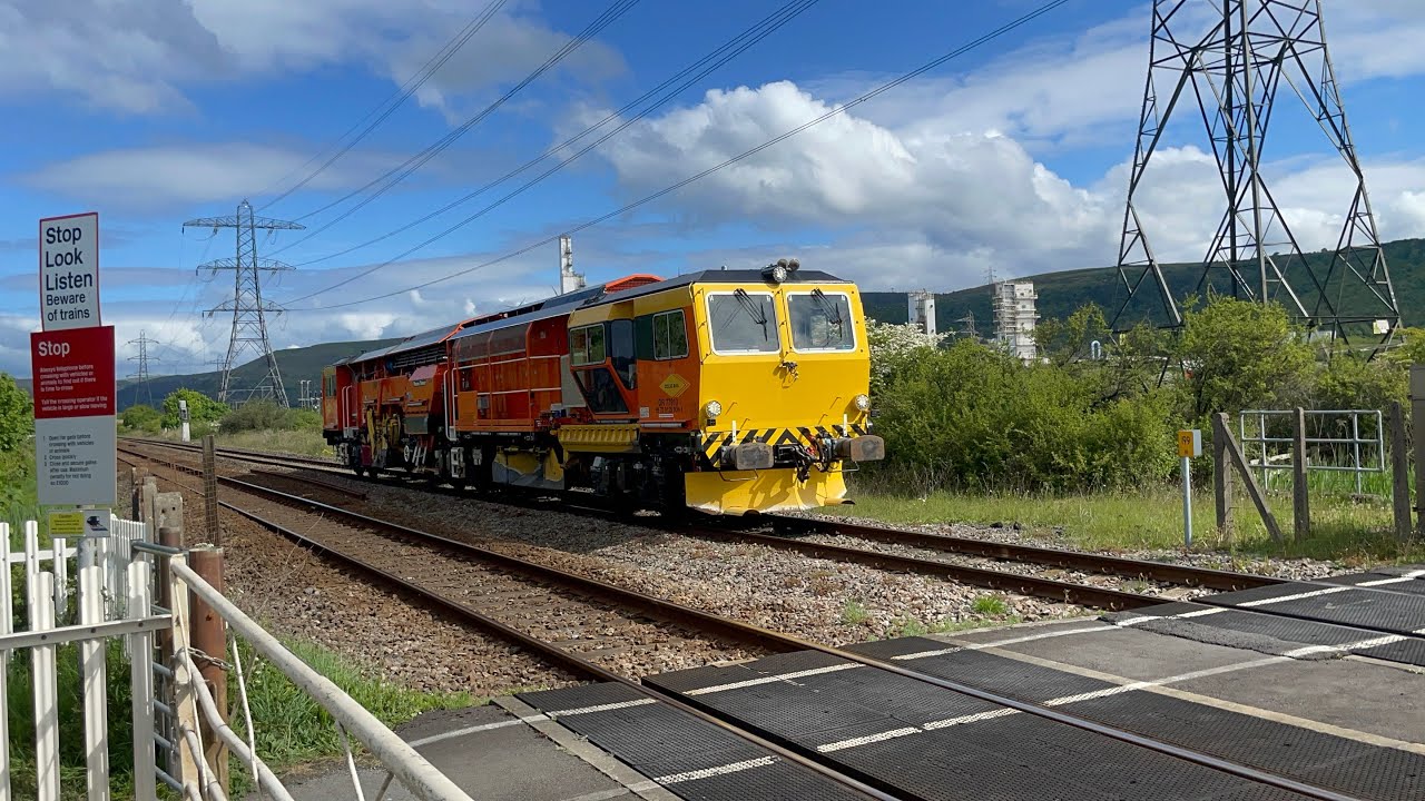 Trains at Margam T.C. including DR77910, 66175, 802110, 800010—05/05/25 ...