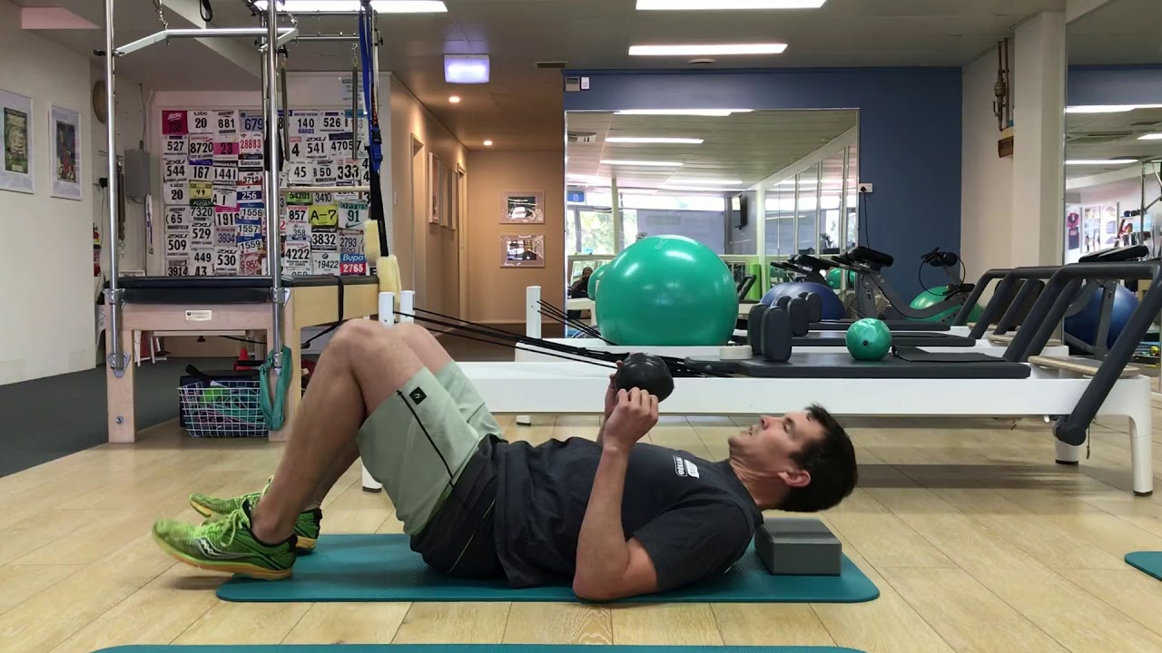 Shoulder Bridge with a Ball - YouTube