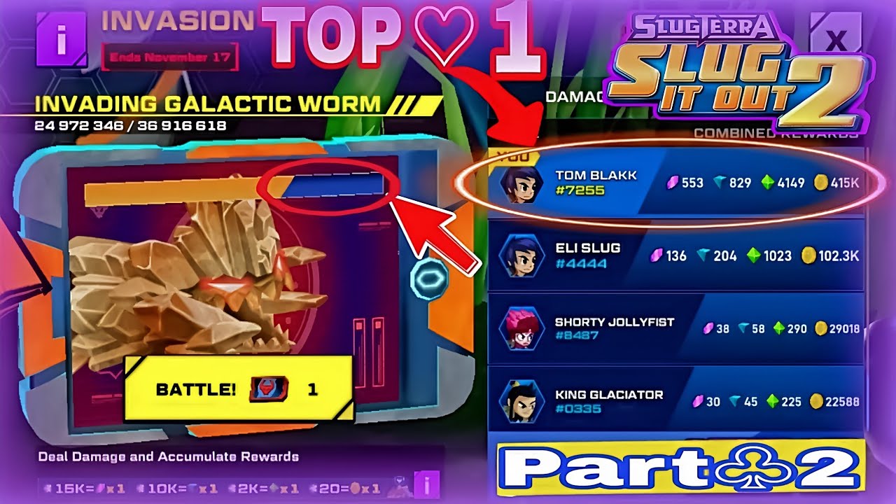 Today SLUG TERRA SLUG IT OUT GAME Part 2 New Gameplay ELI ROBO VS ...